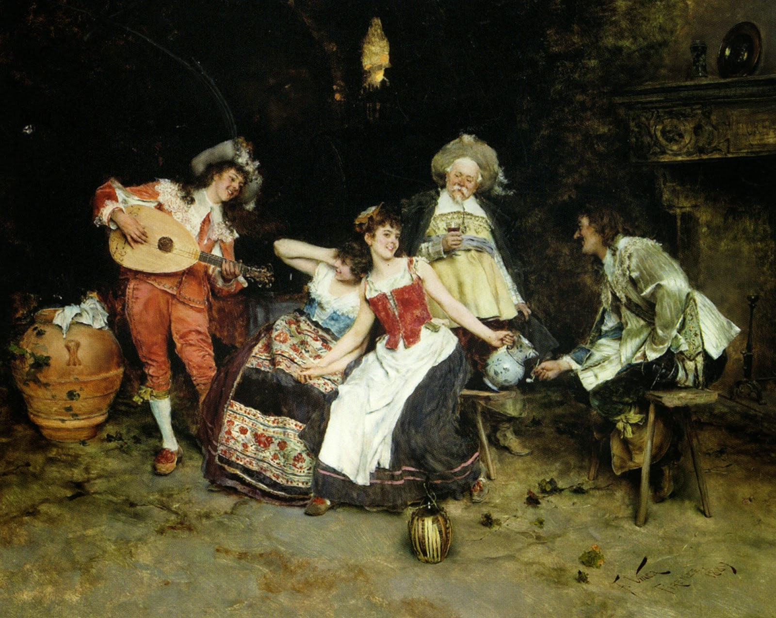 Francesco Vinea ~ Genre painter | Tutt'Art@ | Pittura * Scultura ...